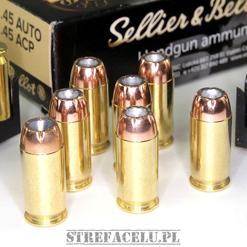 Amunicja JHP 14,90G S&B 45 AUTO // .45 ACP TargetZone