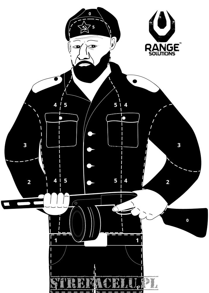 Tarcze Strzeleckie RS-Soviet 50szt Range Solutions TargetZone