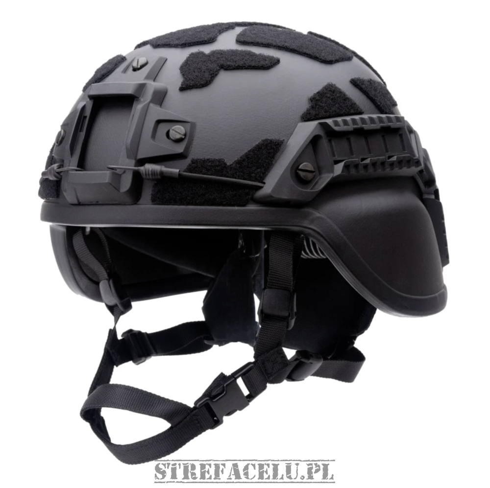 MICH Ballistic Helmet with ARC rails and M Black - Protection Group DK ...