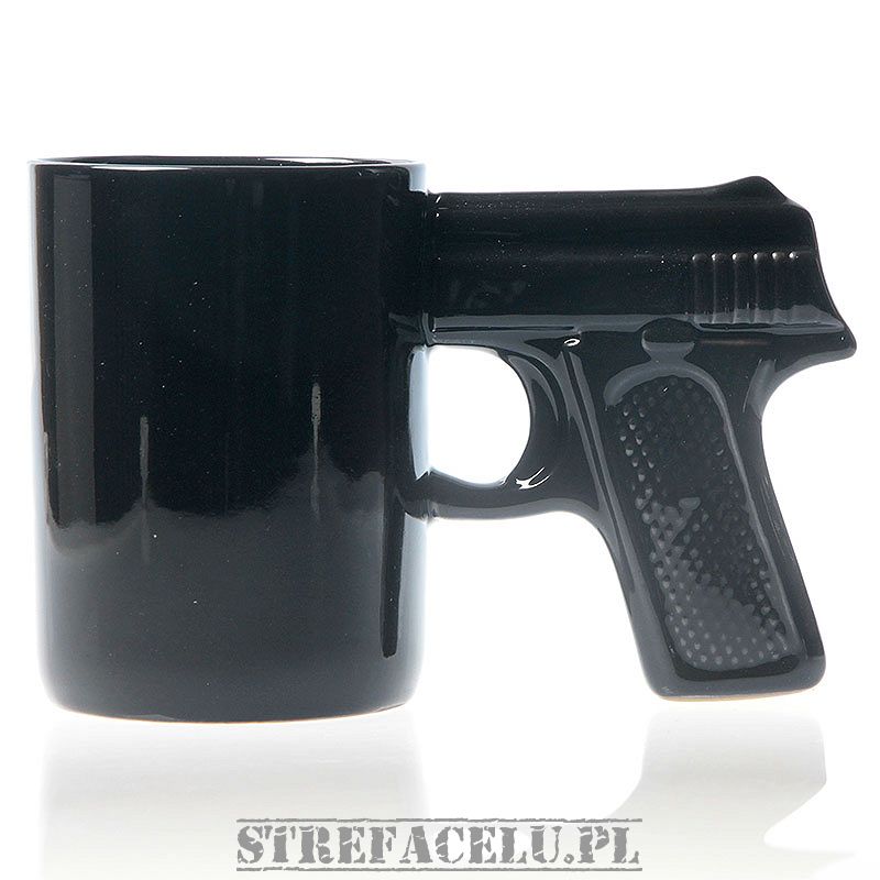 Gun Mug black - 375ml TargetZone
