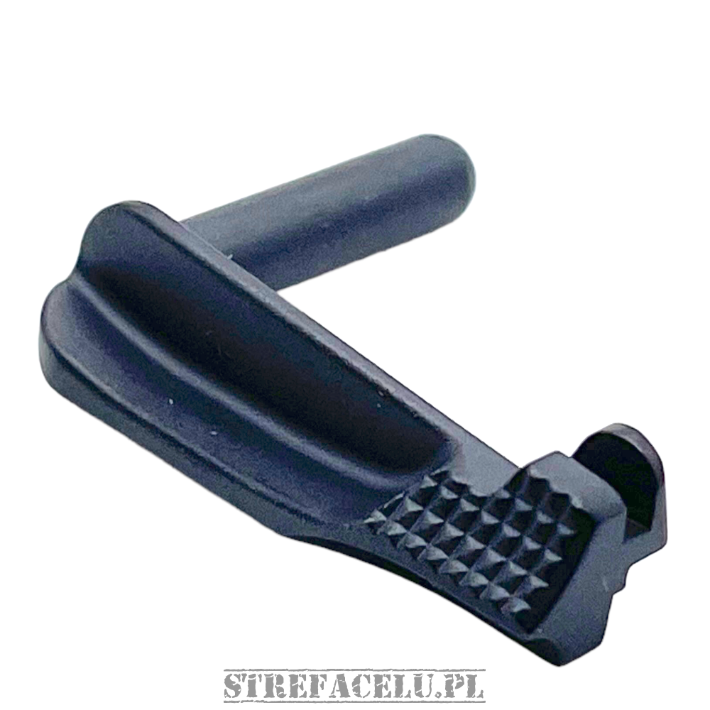 Slide Stop - 1911 - Stainless Steel - Inner Thumb Rest - Black TargetZone