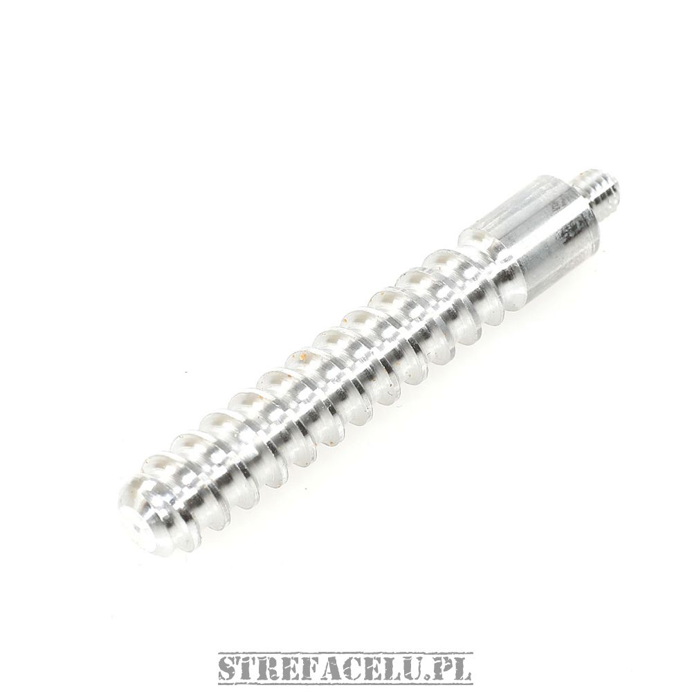 Adapter końcówka wyciora typu jag 9mm jag aluminiowy 9mm do flaneli ...